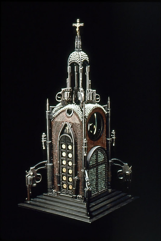 Al Farrow Makes Religious Sculptures From Guns And Ammo | Amusing Planet